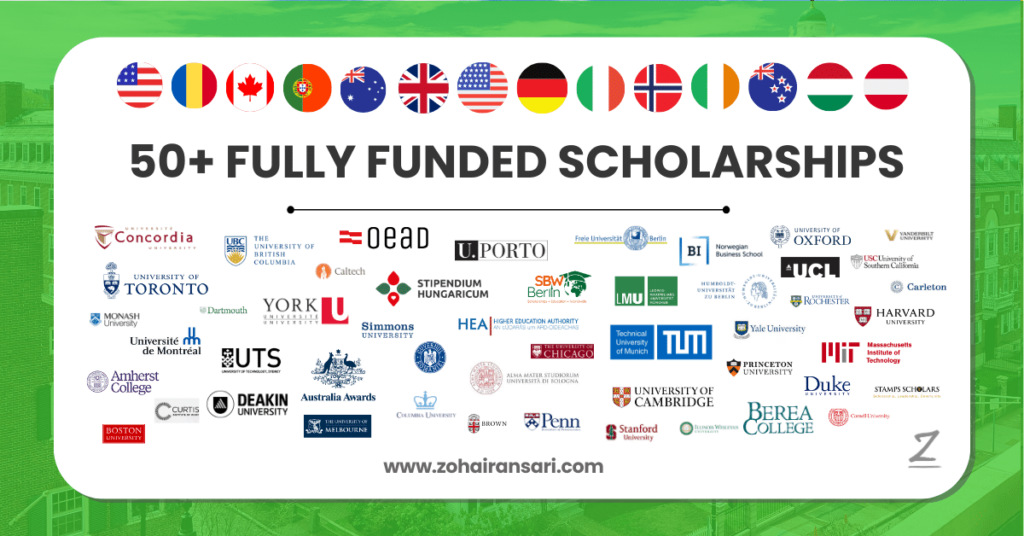 Top 50 Fully Funded Scholarships For International Students (List ...